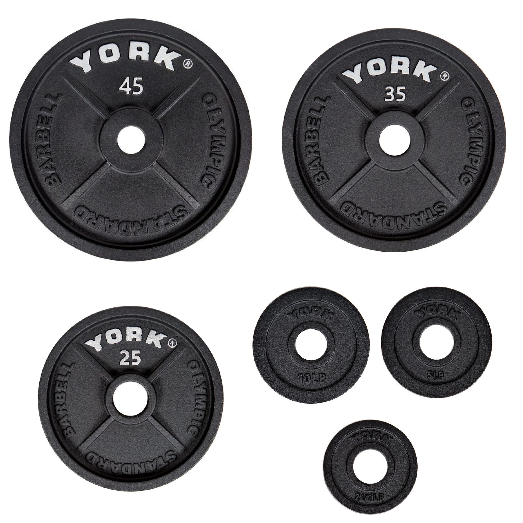 York Cast Iron Olympic Plates – Bare Steel Equipment